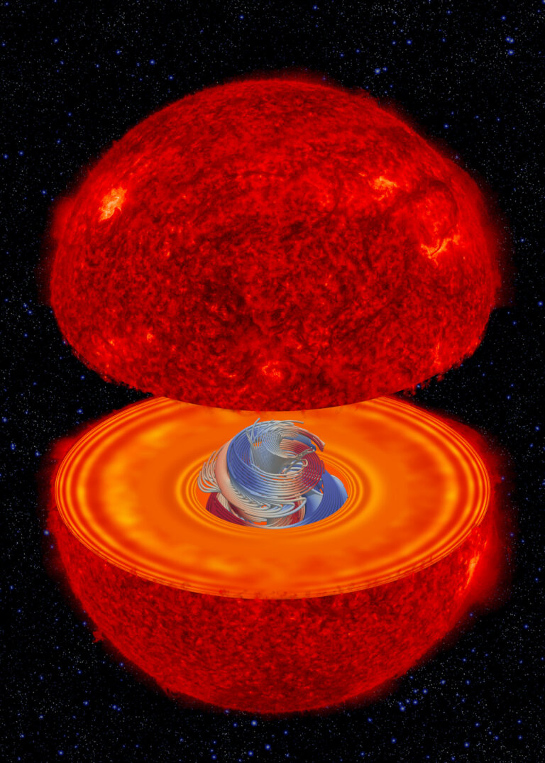 Intense magnetic fields detected for the first time in the core of red ...